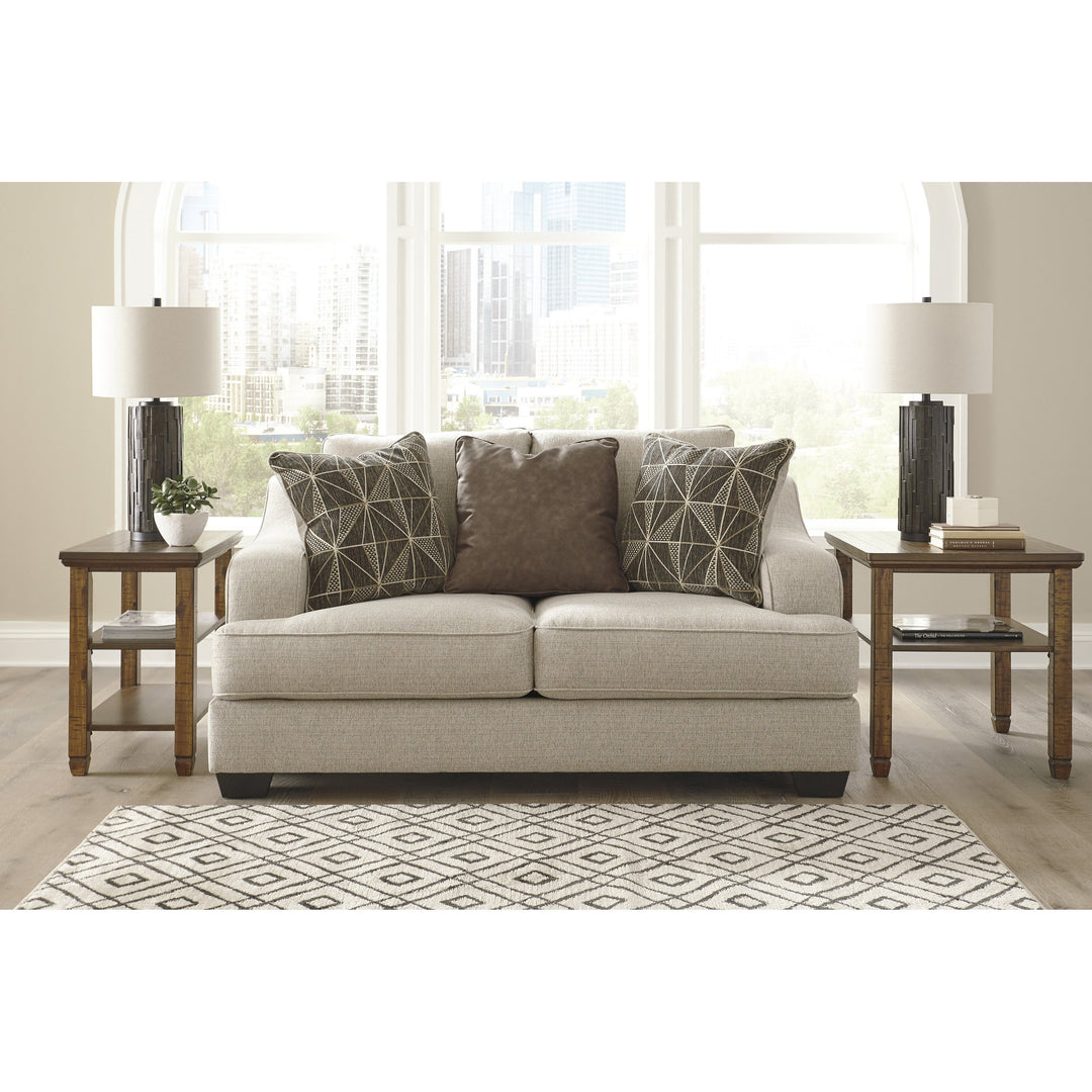 Marciana Bisque Living Room Set Bella Furniture